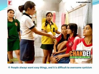 Leadership 4m chak de! india | PPTX