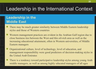 Leadership across cultures | PPT