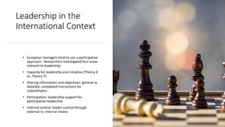 Leadership Across Cultures | PDF