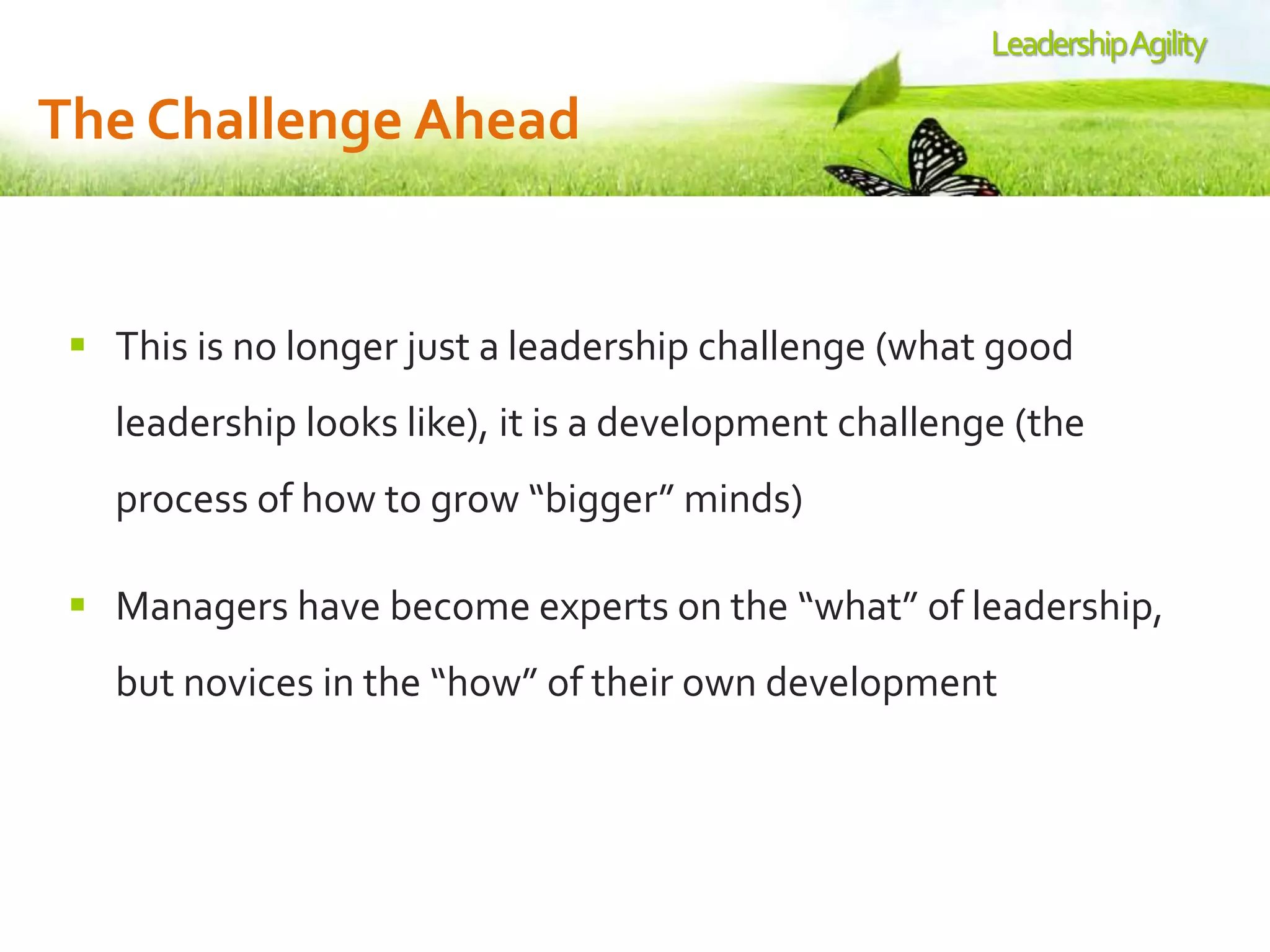 Leadership agility 360™ presentation | PPTX