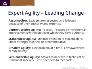 Leadership Agility why do you need it (Bill Joiner) | PPT