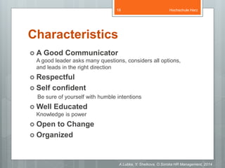 Leadership. How to become a leader? | PPT