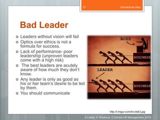 Leadership. How to become a leader? | PPTX