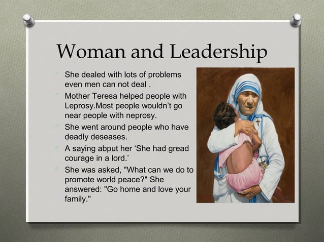 Leadership analysis mother teresa | PPT | Christianity | Religion & Spirituality