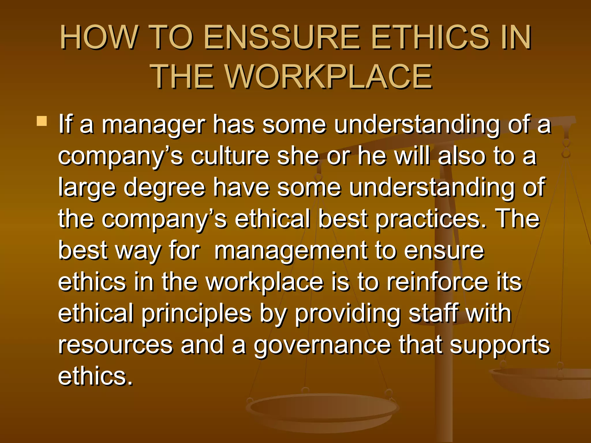 Leadership and business ethics | PPT