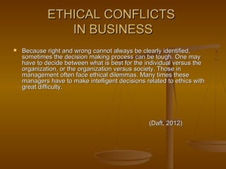 Leadership and business ethics | PPT