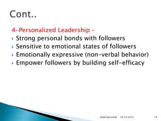 Leadership and change | PPTX