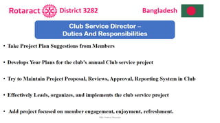Leadership in Club and Club service Director Responsibilities | PDF