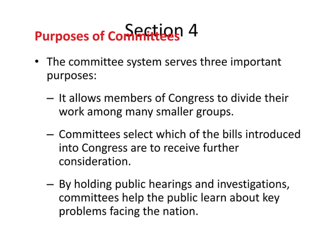 Leadership and committees | PPT