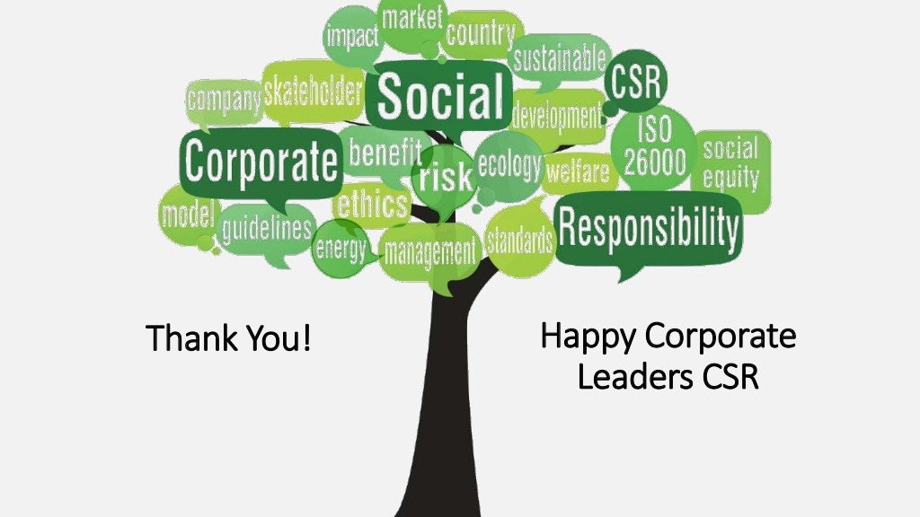 Leadership and CSR (Corporate Social Responsibility )