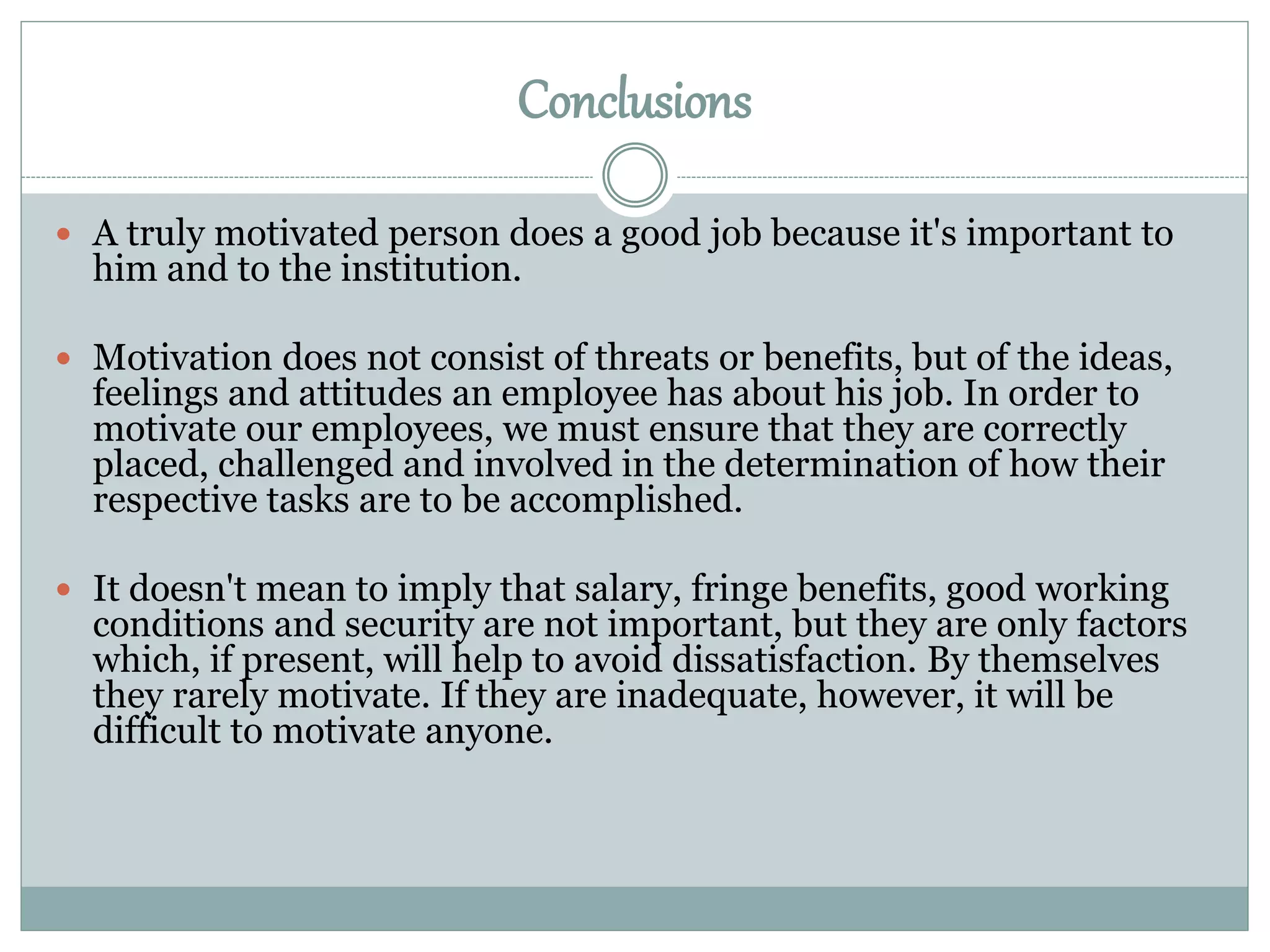 Leadership and employee motivation | PPTX