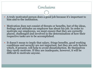 Leadership and employee motivation | PPTX