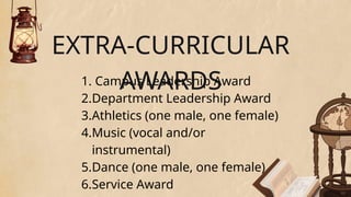 LEADERSHIP AND EXTRA-CURRICULAR AWARDS.pptx | Free Download