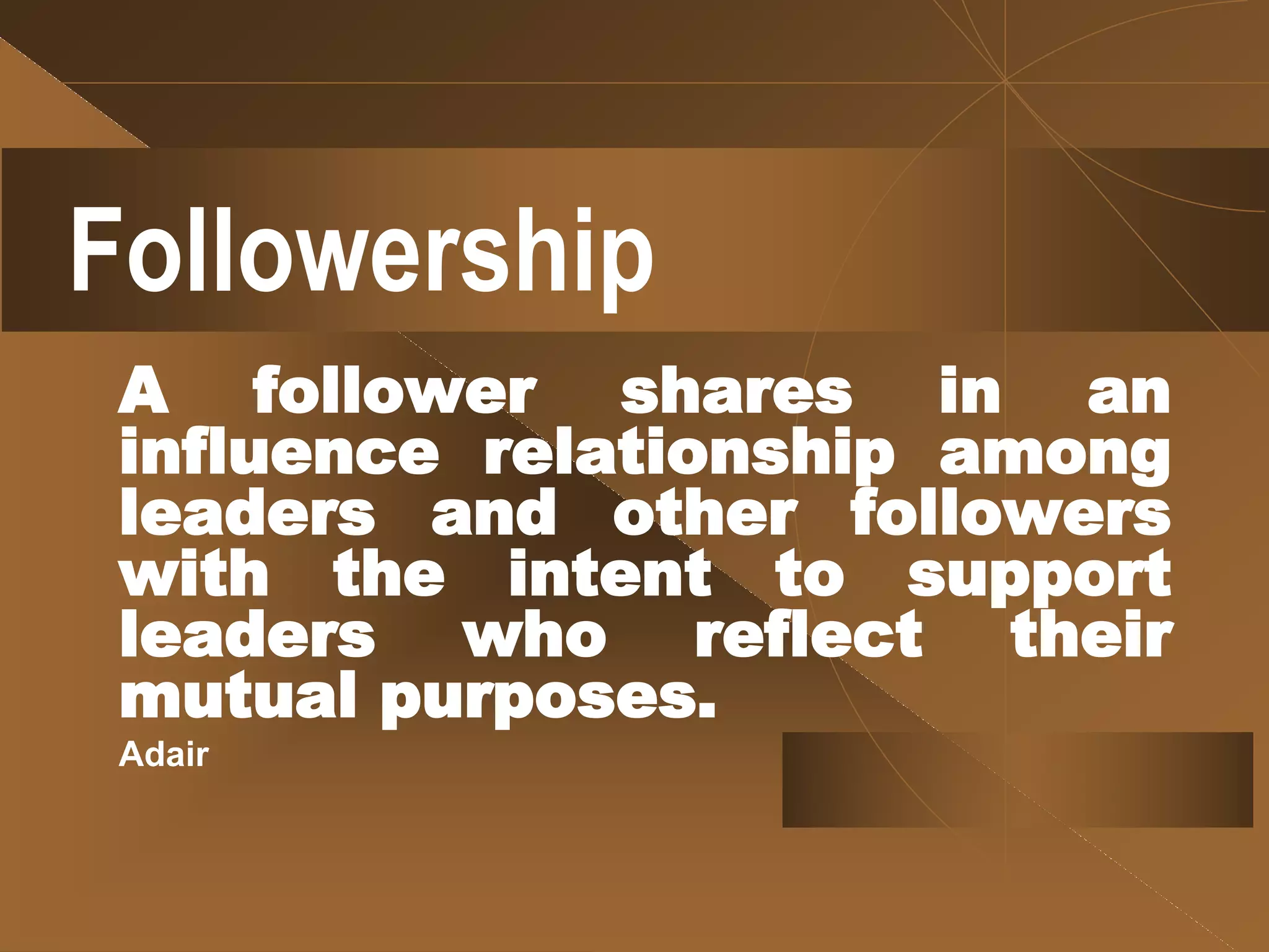 Leadership and followership | PPTX