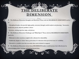 Leadership and its dimensions | PPTX