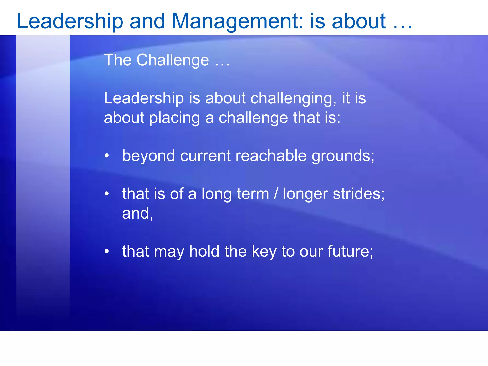 Leadership and management | PPT