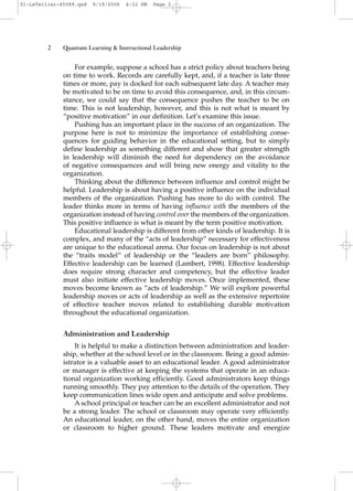 Leadership and motivation | PDF