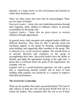 Leadership and motivation | DOCX