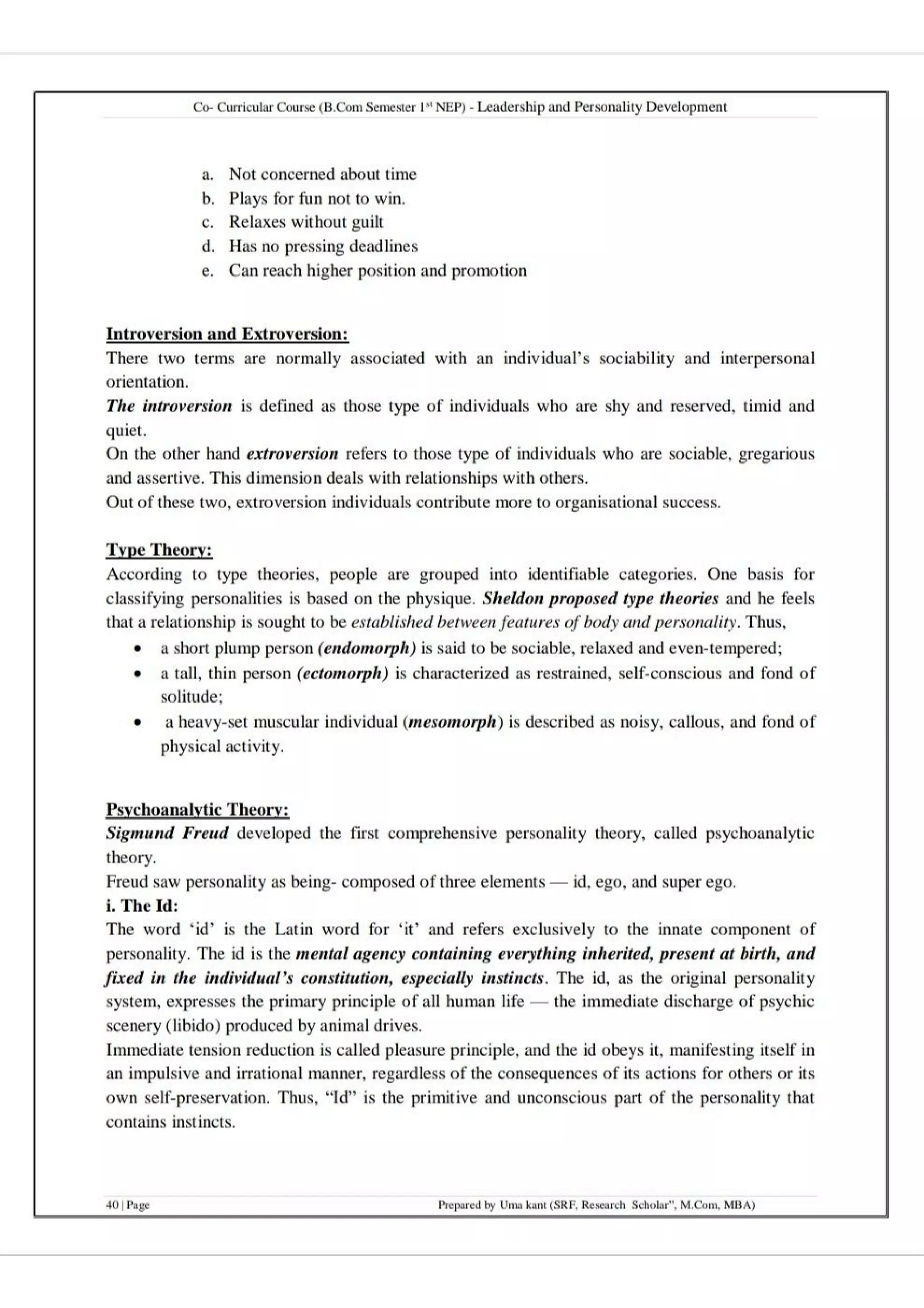 Leadership and Personality Development (Co-Curricular Course) BCom 1st Sem NEP .pdf