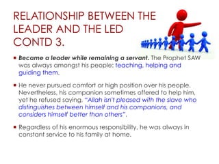 Leadership and sacrifice by nuh' tahir | PDF