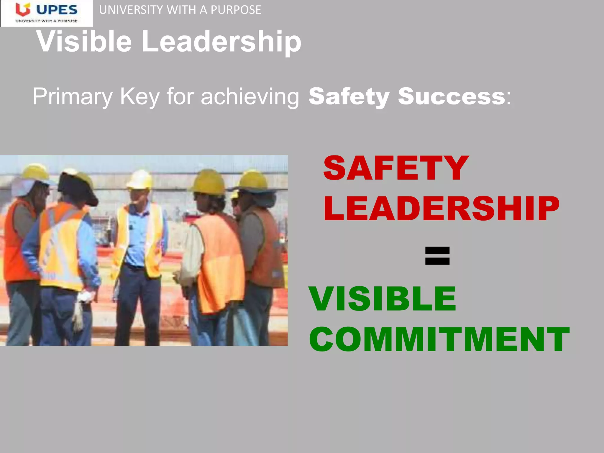 Leadership and safety culture | PPT
