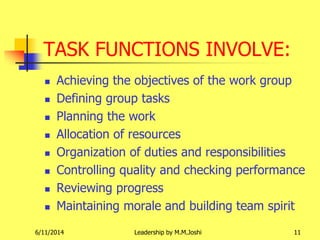 Leadership and team building | PPTX