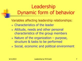 Leadership and team building | PPTX