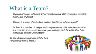 Leadership and team management presentation 18-10-18 | PDF