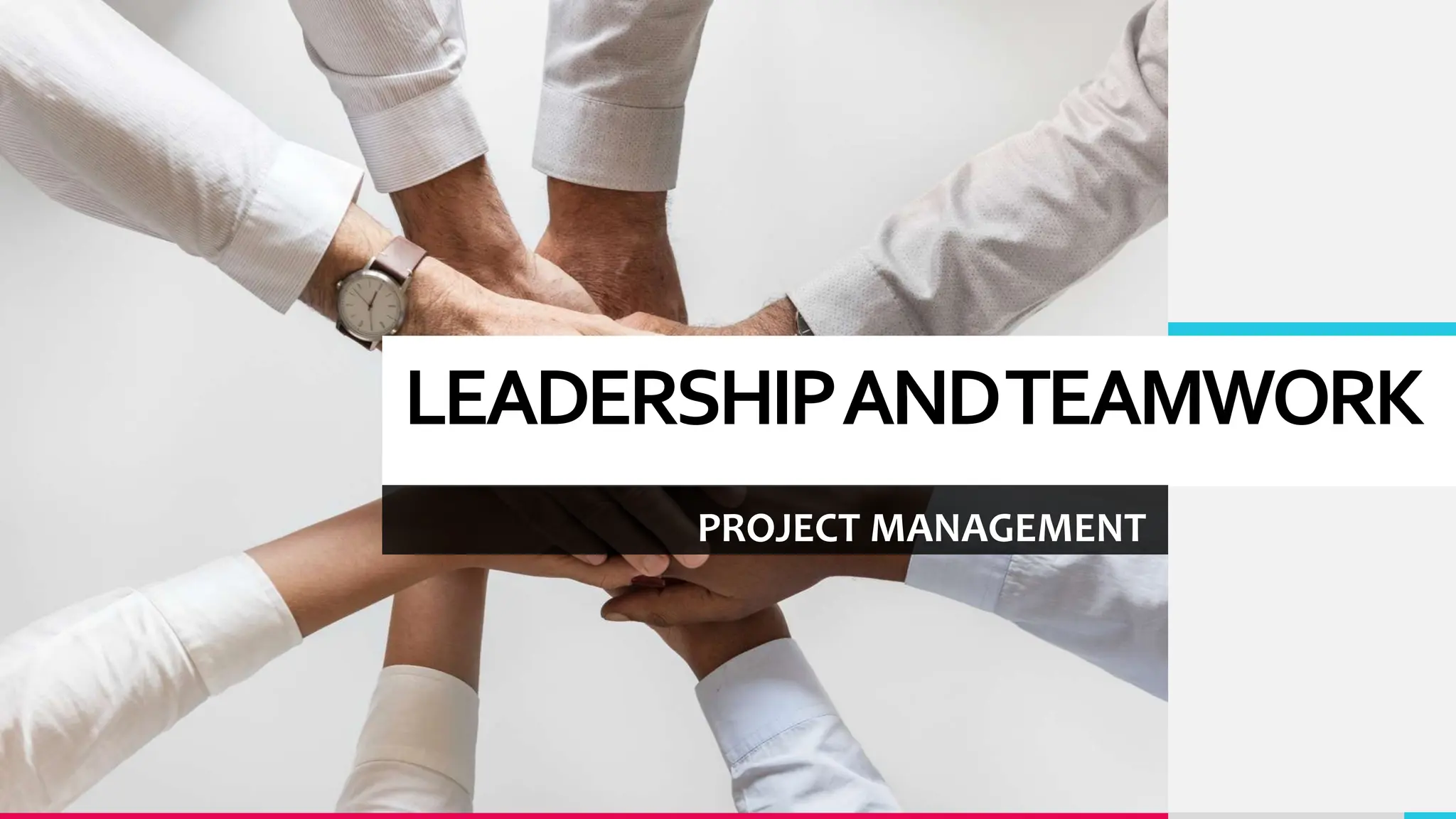 Leadership and teamwork-Project Managment.pptx