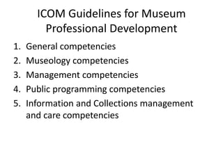 Leadership and the Next Generation of Museum Professionals | PPTX