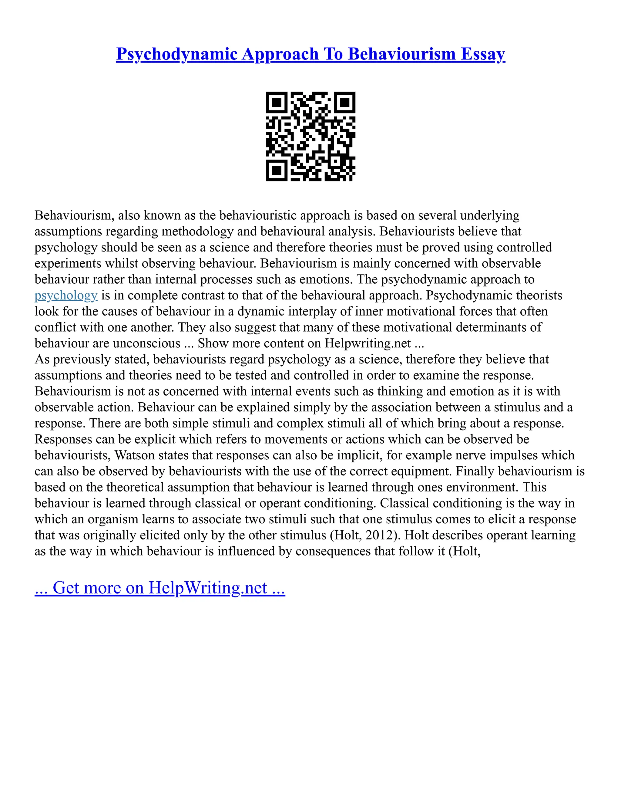 Leadership And The Psychodynamic Approach | PDF