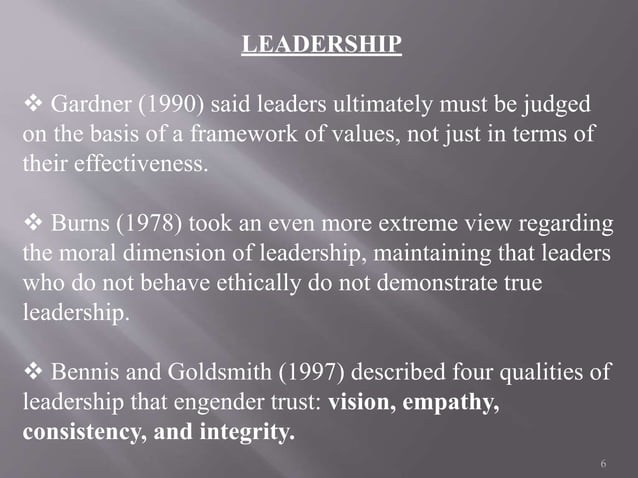 Leadership and values | PPTX