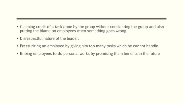 Leadership approaches (scope of unethical behavior) | PPT