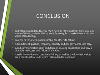 Leadership assessment | PPTX