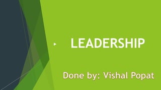 Leadership assignment | PPT