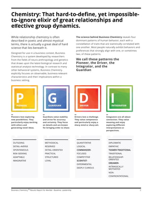 Deloitte Business Chemistry Report | PDF