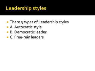 Leadership behavior | PPT