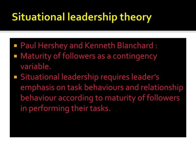 Leadership behavior | PPT