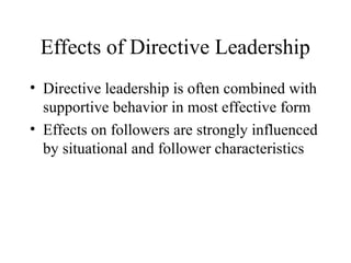 Leadership Behavior for better leadership | PPT