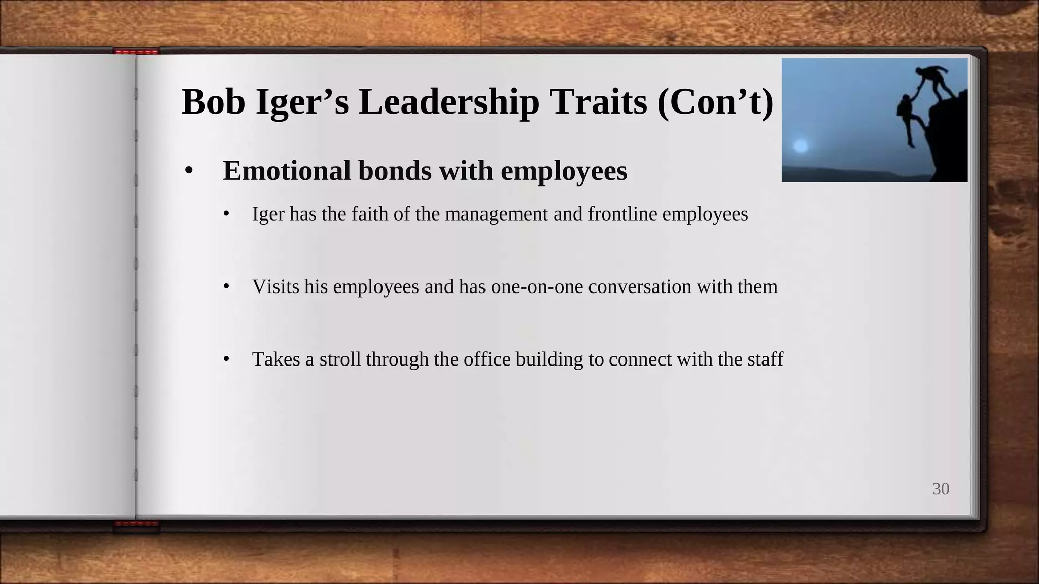 Leadership bob iger presentation | PPTX