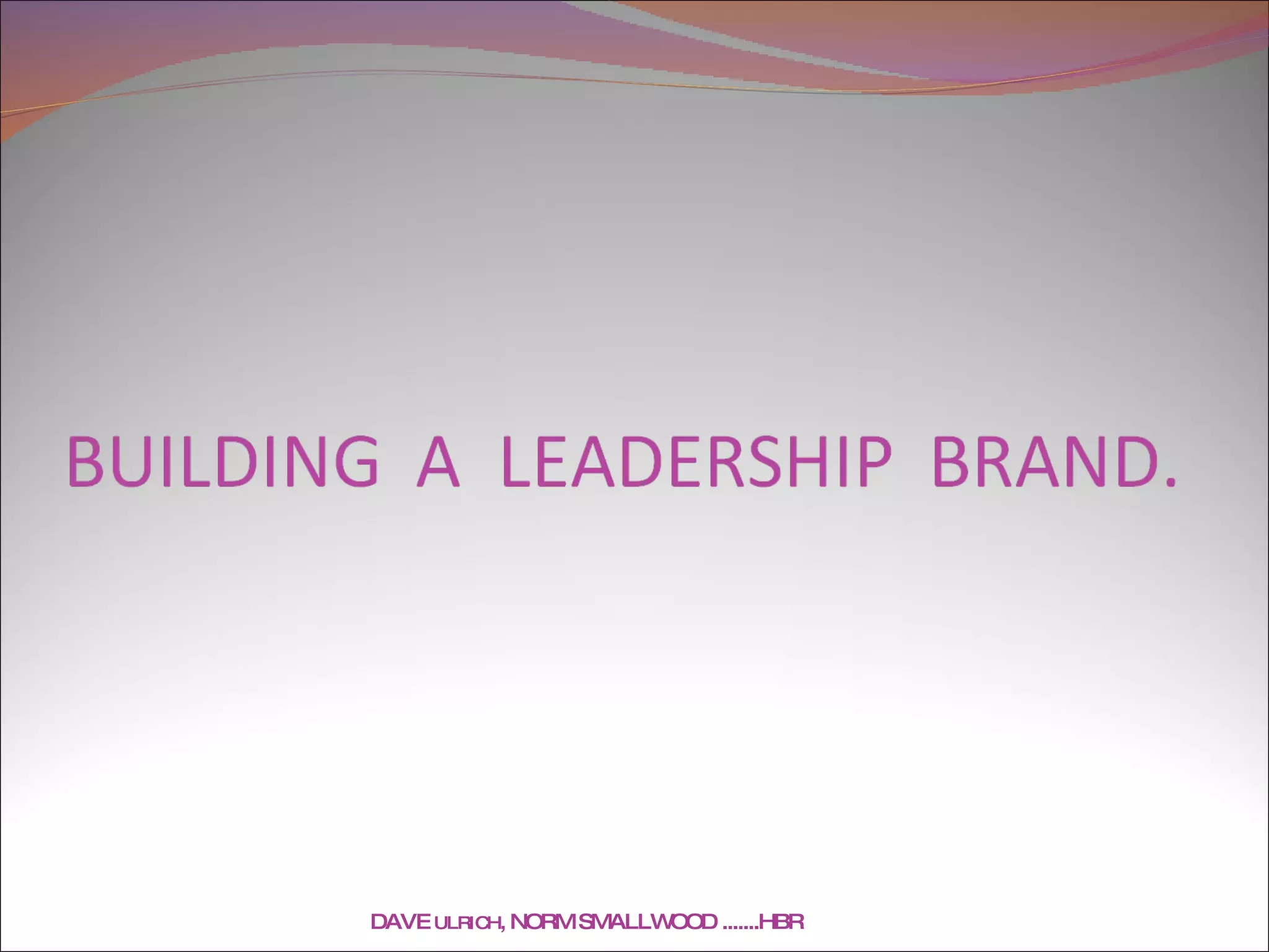 Leadership Brand | PPT
