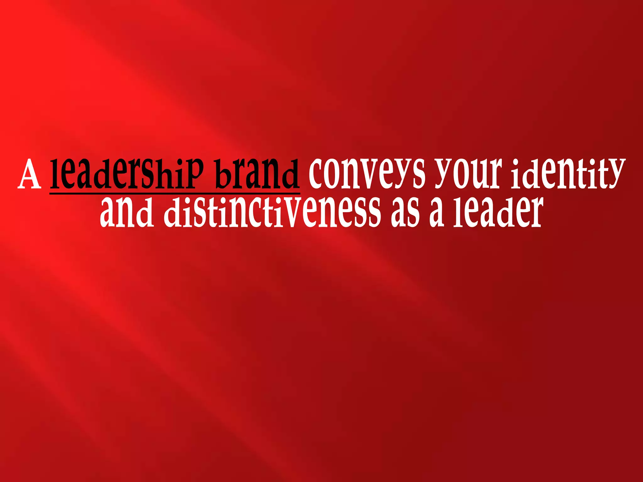 Leadership Brand | PPTX