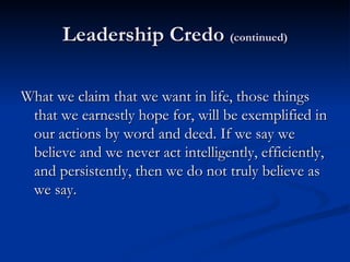 Leadership By Design | PPT