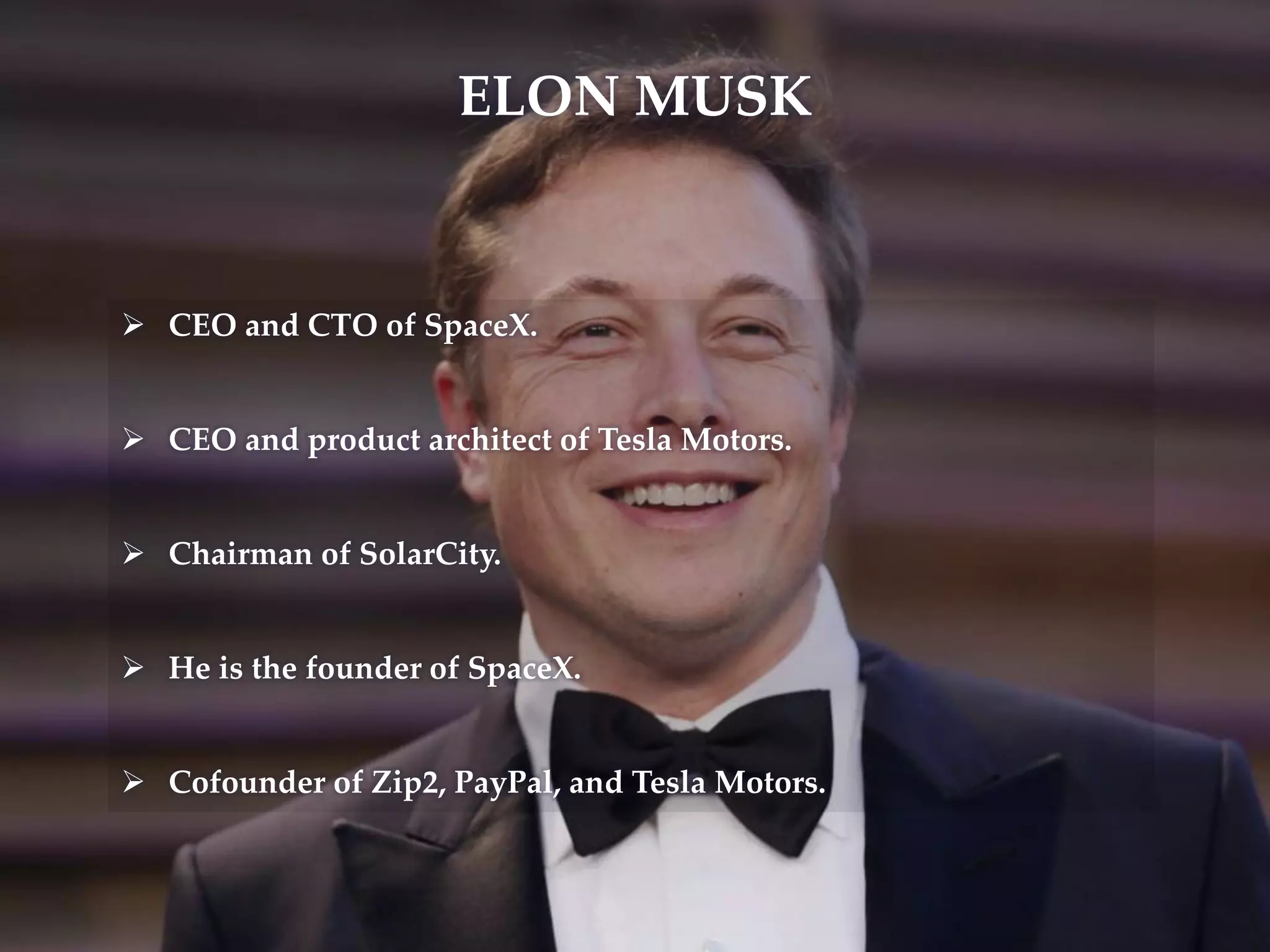 Leadership by Elon Musk with Tesla and SpaceX | PPTX
