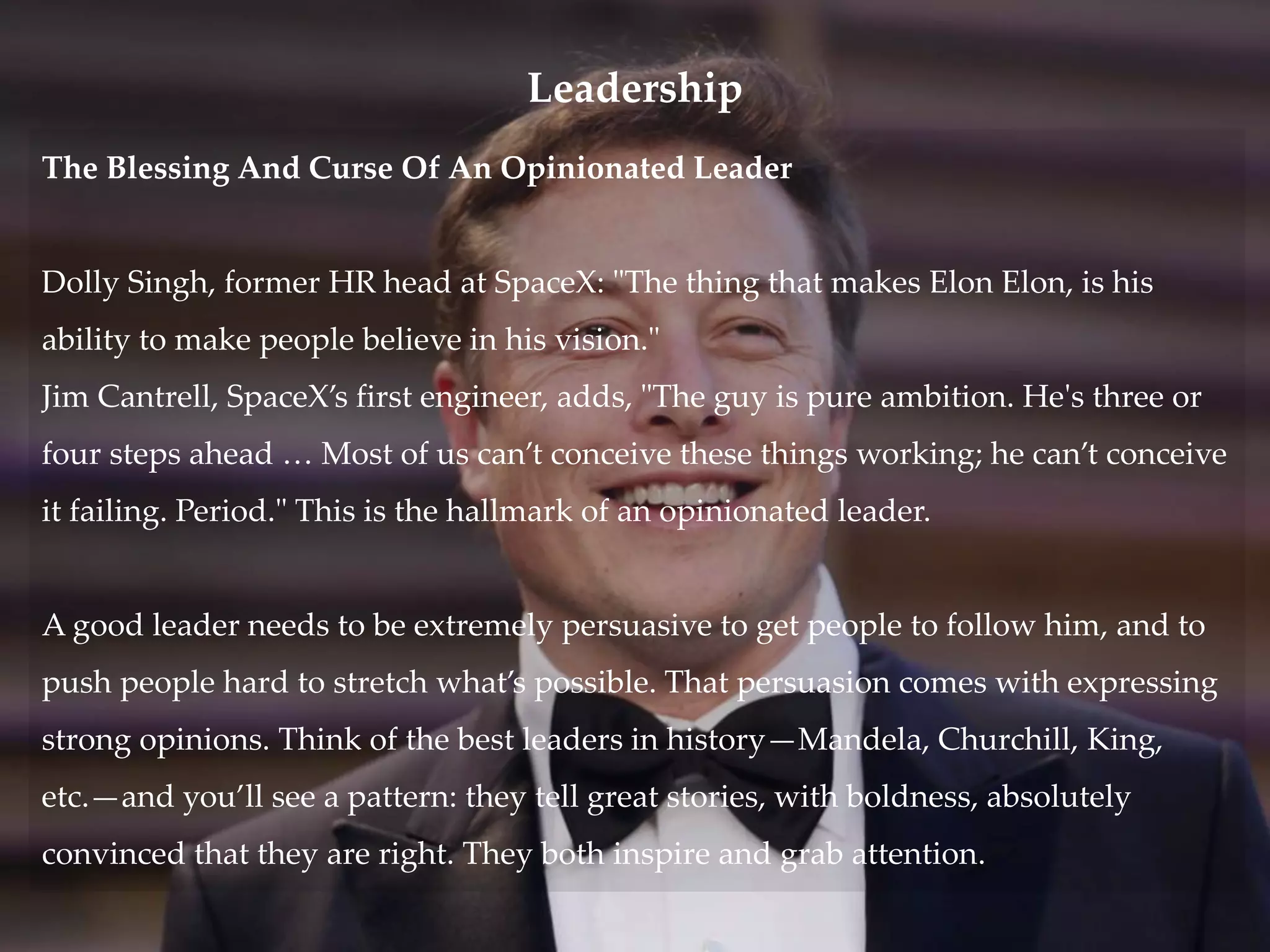 Leadership by Elon Musk with Tesla and SpaceX | PPTX