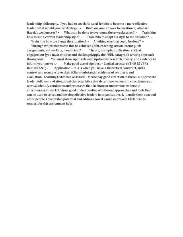 Leadership Case Study Portfolio Premium Paper Help.docx