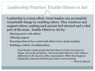 Leadership challenge | PDF