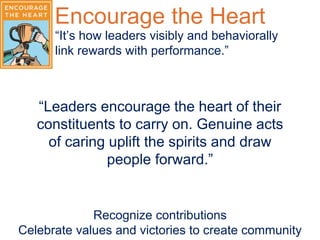 The Leadership Challenge- Kouzes & Posner | PPTX