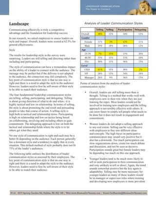Leadership communication | PDF