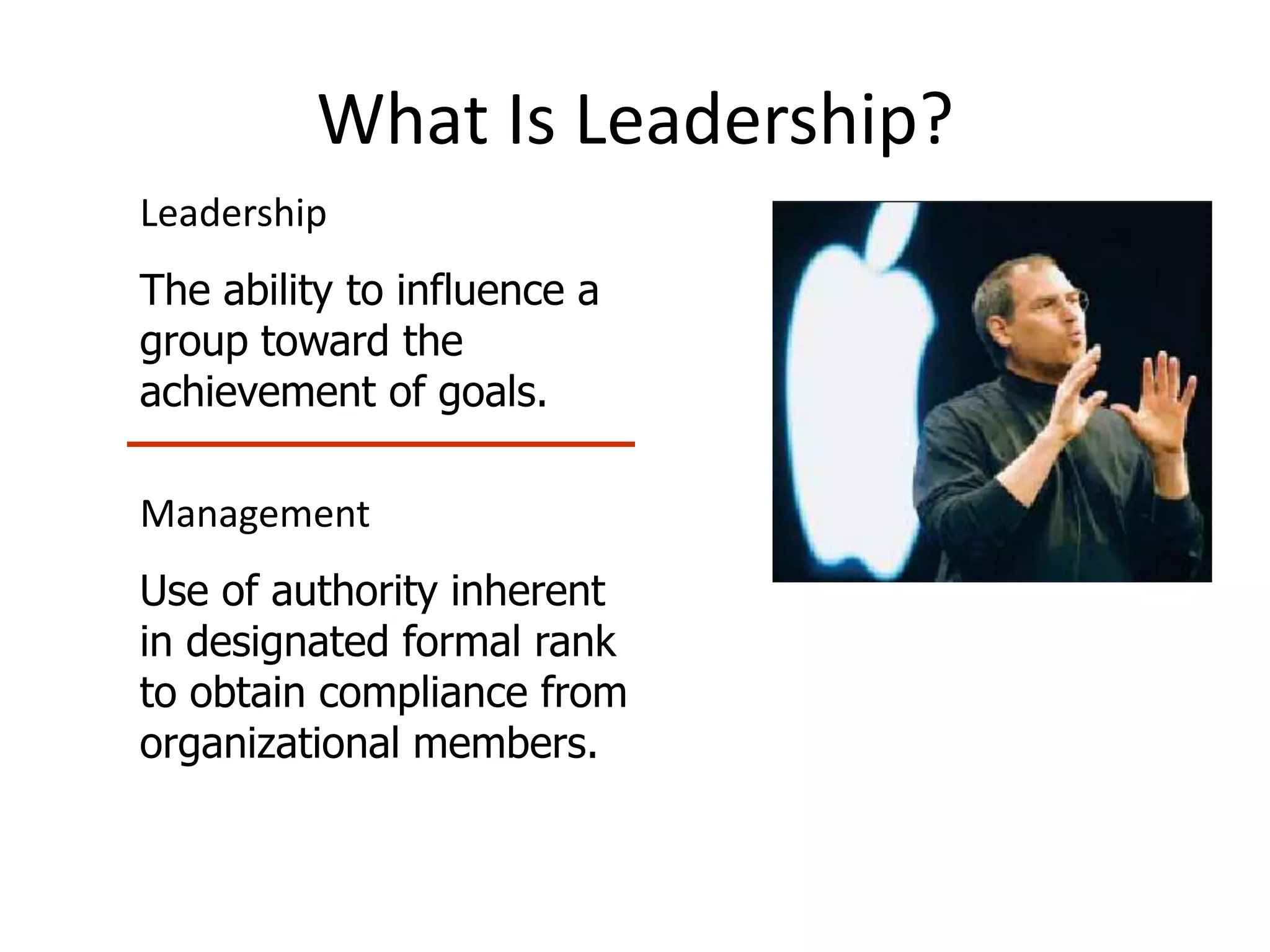 Leadership concepts and theories | PPTX